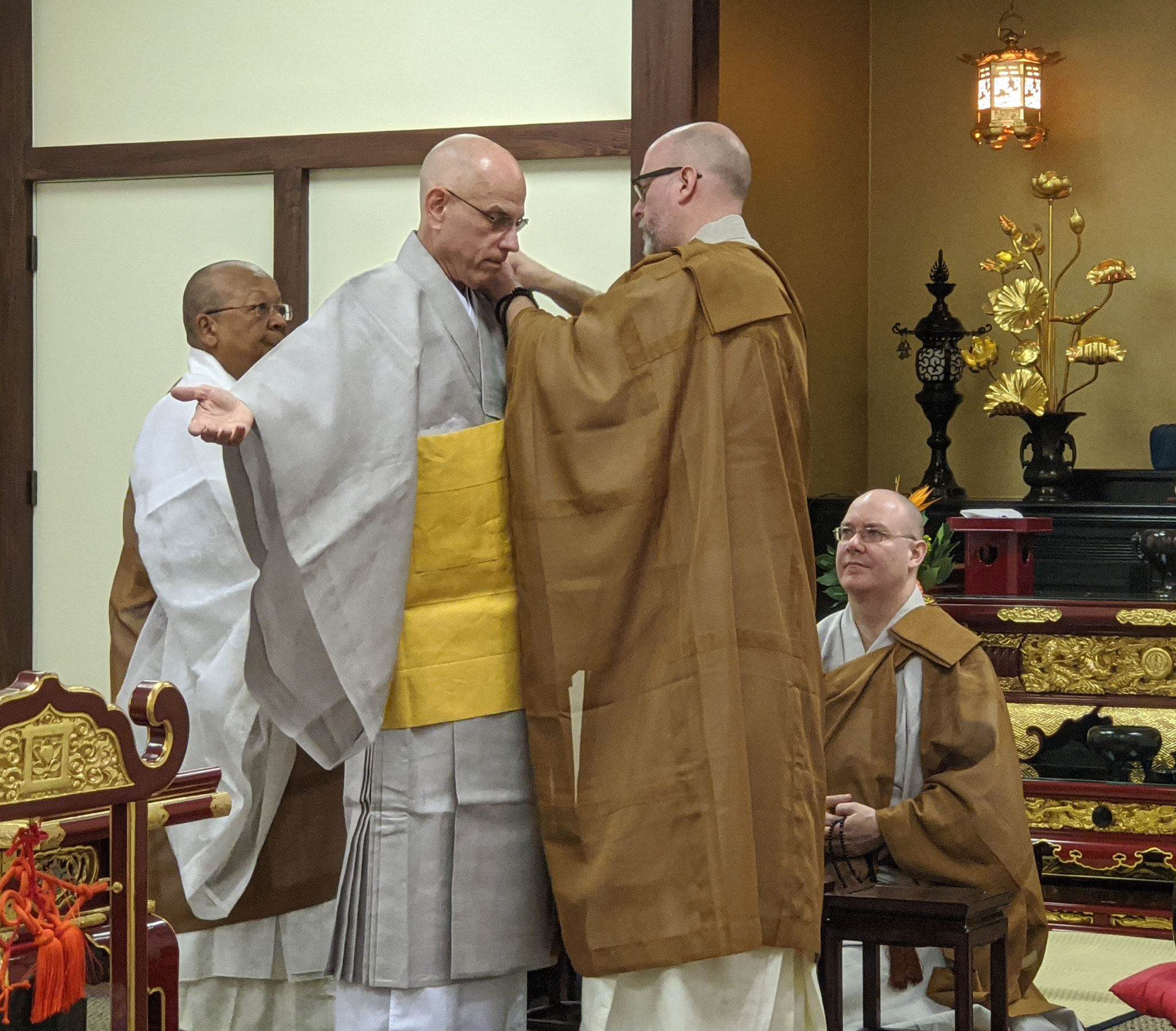 Attaining The Way And Bestowing The Precept Ceremony 500 Yojanas attaining-the-way-and-bestowing-the-precept-ceremony-500-yojanas